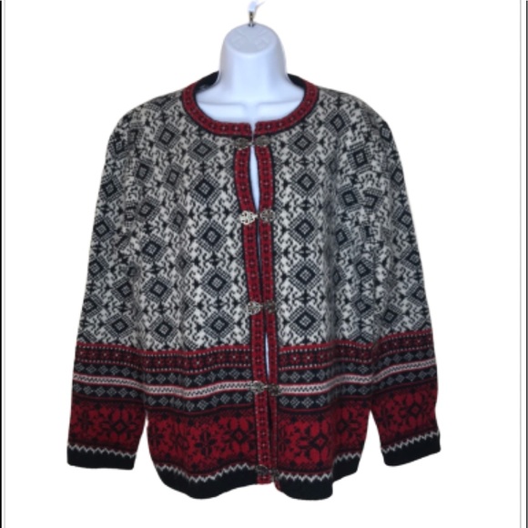 Cambridge Dry Goods | Sweaters | Vintage Cambridge Cardigan Chunky Knit ...